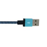 China USB to Micro USB 3A Fast Charging Cable with Nylon Braiding 1M Length for Camera and Computer Use for sale