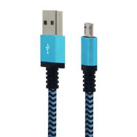 China USB to Micro USB 3A Fast Charging Cable with Nylon Braiding 1M Length for Camera and Computer Use for sale