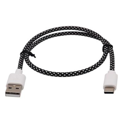 China Nylon Braided USB Type-C Fast Charging Cable with 3A Fast Charging and Data Transfer for sale
