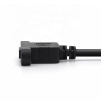 China OEM Custom Solutions Available Pure Copper Panel Mount Data & Charge Cable Type C Male to Micro USB Female for Printer for sale