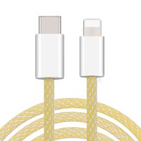 China High Performance 2.4A USB C to IOS Cable Durable Nylon Wrapped for Computer Charging for sale