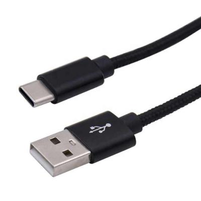 China USB 2.0 Type C 3A Fast Charging Nylon Braided Cable Quick Device Charging Cable for sale