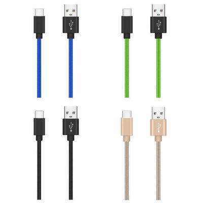 China High Quality 1.2m 4ft Nylon USB Cable Custom Logo Male Type C 3A Fast Charging Braid Shielding PVC Jacket for Computer Devices for sale