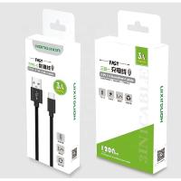 China 1.2m USB2.0 AM Type-C Cable 3A Fast Charging Nickel Plated Connectors Braid Shielding PVC Jacket for Mobile Phones Computers (1 for sale