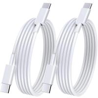 China HJX 100W USB Type C to Type C Flash Charger Cable 5A Fast Charging Braid Shielding for Camera and Computer 2pcs/pack for sale
