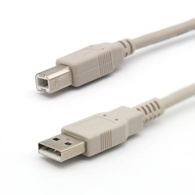 China For UL 2725 High Quality Custom Logo 1M USB 2.0 Printer Cable Type a to B Male PVC Jacket with Braid Shielding for Computers for sale