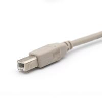 China For UL 2725 High Quality Custom Logo 1M USB 2.0 Printer Cable Type a to B Male PVC Jacket with Braid Shielding for Computers for sale