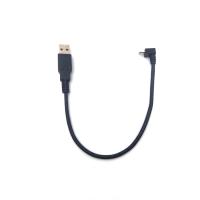 China UL2725 28awg 90 Degree 90 Degree Micro USB Data Cable PVC Jacket Braided Shield for Computer Upwards Downwards Left Right Angles for sale