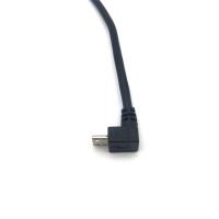 China UL2725 28awg 90 Degree 90 Degree Micro USB Data Cable PVC Jacket Braided Shield for Computer Upwards Downwards Left Right Angles for sale