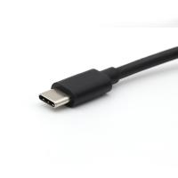 China Pure Copper USB 100mm Charging Cable 26awg *2C Black TPE Male to Type-C USB Compatible with Printers Computers Barcode Scanners for sale