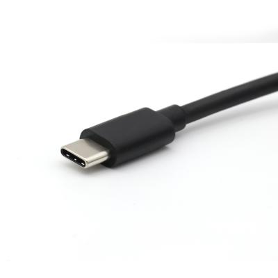 China Pure Copper USB 100mm Charging Cable 26awg *2C Black TPE Male to Type-C USB Compatible with Printers Computers Barcode Scanners for sale