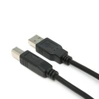 China 480 Mbps Transfer Speed Black 1M Usb 2.0  AM to BM Printer Cable USB-A to USB-B Printer Cable for sale
