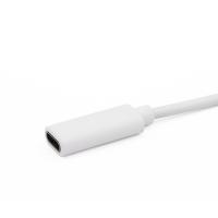 China White 24AWG USB 2.0 Male to Female Cable Pure Copper PVC Jacket Braid Shielding for Computer AM CF Type C USB Charging Cable for sale