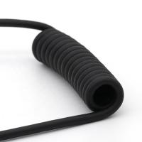 China Coiled USB C to USB 2.0 a Male 3A Charging Cable for Car for sale