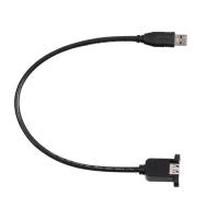 China UL 2725 Standard 28/24 AWG USB Extension Cable with Screw Panel Mount for Computers and Barcode Scanners for sale