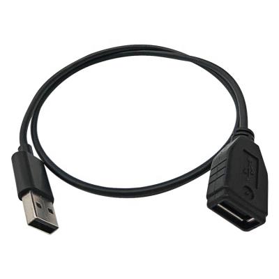 China HJX Factory Cable Extension USB 2.0 1m Black USB a Male to Female Extension USB Cable for sale