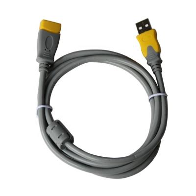 China USB Extend Data Cable Usb 2.0 Type a USB 2.0 AM to Af Cable with Ferrite Core for sale