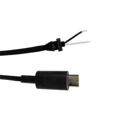 China Customized Micro-USB 5Pin Male to Open End Braid Shielded 3A Fast Charging Cable for Computer for sale