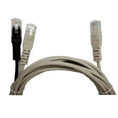China High Quality 8P8C Connector RJ45 Cable with Bare Copper Conductor and PVC Jacket for Reliable LAN Connections for sale