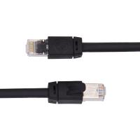 China High-Speed Cat8 Ethernet Cable 2000Mhz Weatherproof UV Resistant for Outdoor Indoor Use with RJ45 Connector for sale