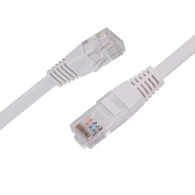 China STP 32AWG PVC Flat Patch Cord Cable 0.5M Bulk Price for Cat5e Cat6 Cat6A Cat7 Communication Cables for sale