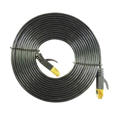 China 10-Gigabit High-Speed Oxygen-Free Copper 8-Core Shielded RJ45 Network Cat7 Ethernet Cable for sale