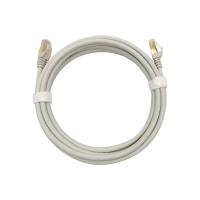 China RJ45 UTP Cat5e Ethernet Cable with 4 Pairs Bare Copper Conductor and Flat Cable Design for sale