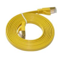 China Bare Solid Copper Cat7 Ethernet Cable with 8 Conductors and PVC Jacket RJ45 Patch Cable for sale