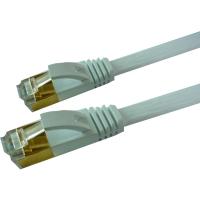 China High Performance CAT7 SSTP Ethernet Cable with RJ45 Gold Plated Connectors for Switch Router Modem for sale