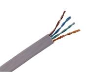 China 0.5M Length Cat5E Patch Cord with Bare Copper Conductor and PVC Jacket Ethernet LAN Cable for sale