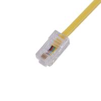 China RJ45 Gold 1U Male to Female CAT5E/CAT6 Adapter Splitter Extension Cable with PVC Jacket for sale