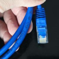 China Lighted E Cat9 Braided Patch Ethernet Network Cable for Computer Flexible Flat UTP RJ45 Cat 7 Cat8 Cat9 Communication Cables for sale