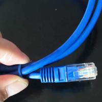 China Lighted E Cat9 Braided Patch Ethernet Network Cable for Computer Flexible Flat UTP RJ45 Cat 7 Cat8 Cat9 Communication Cables for sale