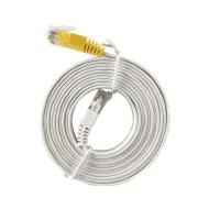 China High Quality ethernet network Flat lan rj45 cable with UTP patch cord cat5 cat5e cat6 1m 3m 5m 10m 30m cat6a cat 6 for router for sale