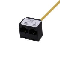 China D-Type CAT8 Keystone Jack Panel Mount Extension Cable Male to Female RJ45 40Gbps 2000MHz High-Speed Communication Cables for sale