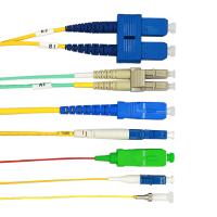 China 1M/2M/3M Length Optional Single Mode Fiber Optic Patch Cord FC/UPC to FC/UPC for sale