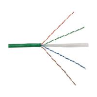 China Bulk 305m/1000ft Cat6 UTP 24 AWG Cable 4-Pair Ethernet Solid Bare Copper 23AWG Plenum 0.57mm UTP Cat 6e Communication Cables Box for sale