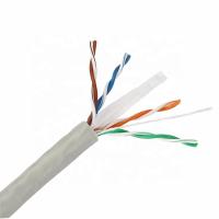 China Bulk 305m/1000ft Cat6 UTP 24 AWG Cable 4-Pair Ethernet Solid Bare Copper 23AWG Plenum 0.57mm UTP Cat 6e Communication Cables Box for sale