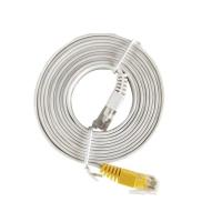 China High quality wholesale 1.8m Cat 5e Slim flat Ethernet Lan Cable for sale