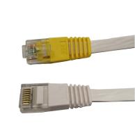 China High quality wholesale 1.8m Cat 5e Slim flat Ethernet Lan Cable for sale
