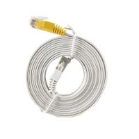 China Factory Direct 1.8M RJ45 8P8C CAT5 CAT5e Flat LAN Cable Patch Cord Communication Cables at Low Price for sale