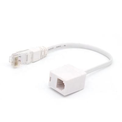 China RJ50 10P4C to RJ12 6P4C Fiber Optic Cable with Copper Conductor and PVC Jacket for Computer and Switch or Router for sale