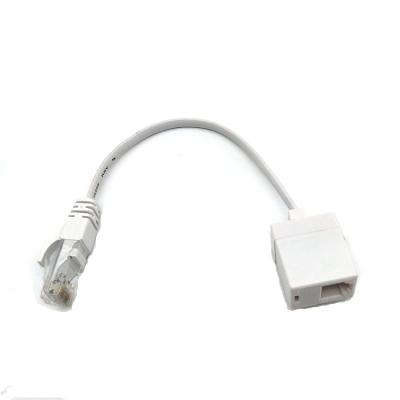 China 24AWG *4C Rj11 Rj12 Cable 6p6c 4p4c Female to RJ50 10P10C Telephone Cable OD 2.5*5.0mm for sale