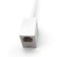 China Ethernet RJ45 8P4C Male to Telephone RJ11 6P4C Female Adapter Converter Cable RJ45 RJ11 Adapter Cable Communication Data Cable for sale