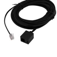China Factory Supplier New Brand Telephone Converter Extension Cable Adapter 6P4C RJ11 Male to Female Plug Socket Communication Cables for sale