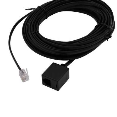 China Factory Supplier New Brand Telephone Converter Extension Cable Adapter 6P4C RJ11 Male to Female Plug Socket Communication Cables for sale