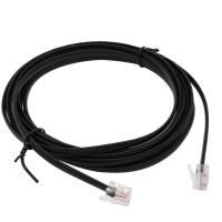 China Factory Customized 1M 2M 3M RJ10 RJ12 RJ50  RJ11 4P4C 6P4C 6P6C to RJ45 8P6C 8P8C Plug Telephone Cables for sale