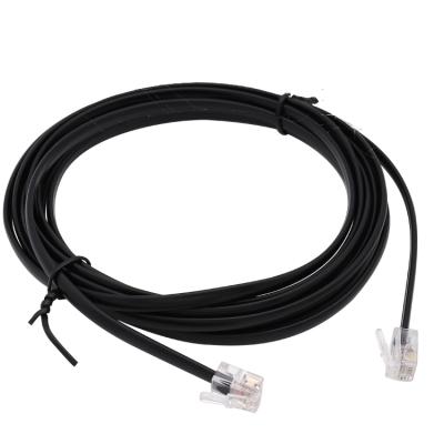 China Factory Customized 1M 2M 3M RJ10 RJ12 RJ50  RJ11 4P4C 6P4C 6P6C to RJ45 8P6C 8P8C Plug Telephone Cables for sale