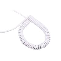 China RJ12 RJ11 4P4C 6p6c 6P4C Telephone Cable Spiral Coil Handset Cord Telephone Cables for sale