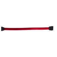 China Hongjixin HJX-H-3088 SATA III 6.0 Gbps 7pin Female Downward Right-Angle Flat Cable 0.35m PVC Foil for 2.5''/3.5'' SSD/HDD Red for sale